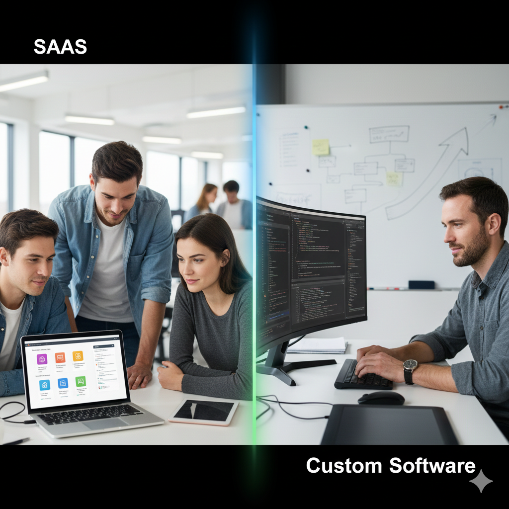 SaaS vs. Custom Software: Which Solution Helps Your Business Scale ...